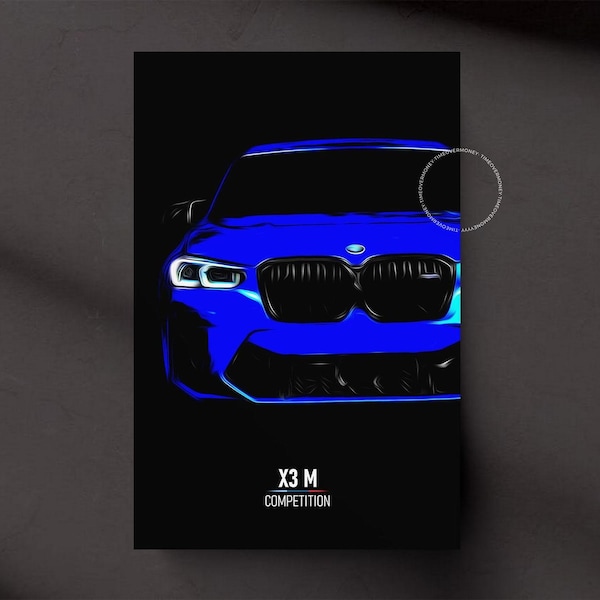 Bmw X3 Poster - Etsy