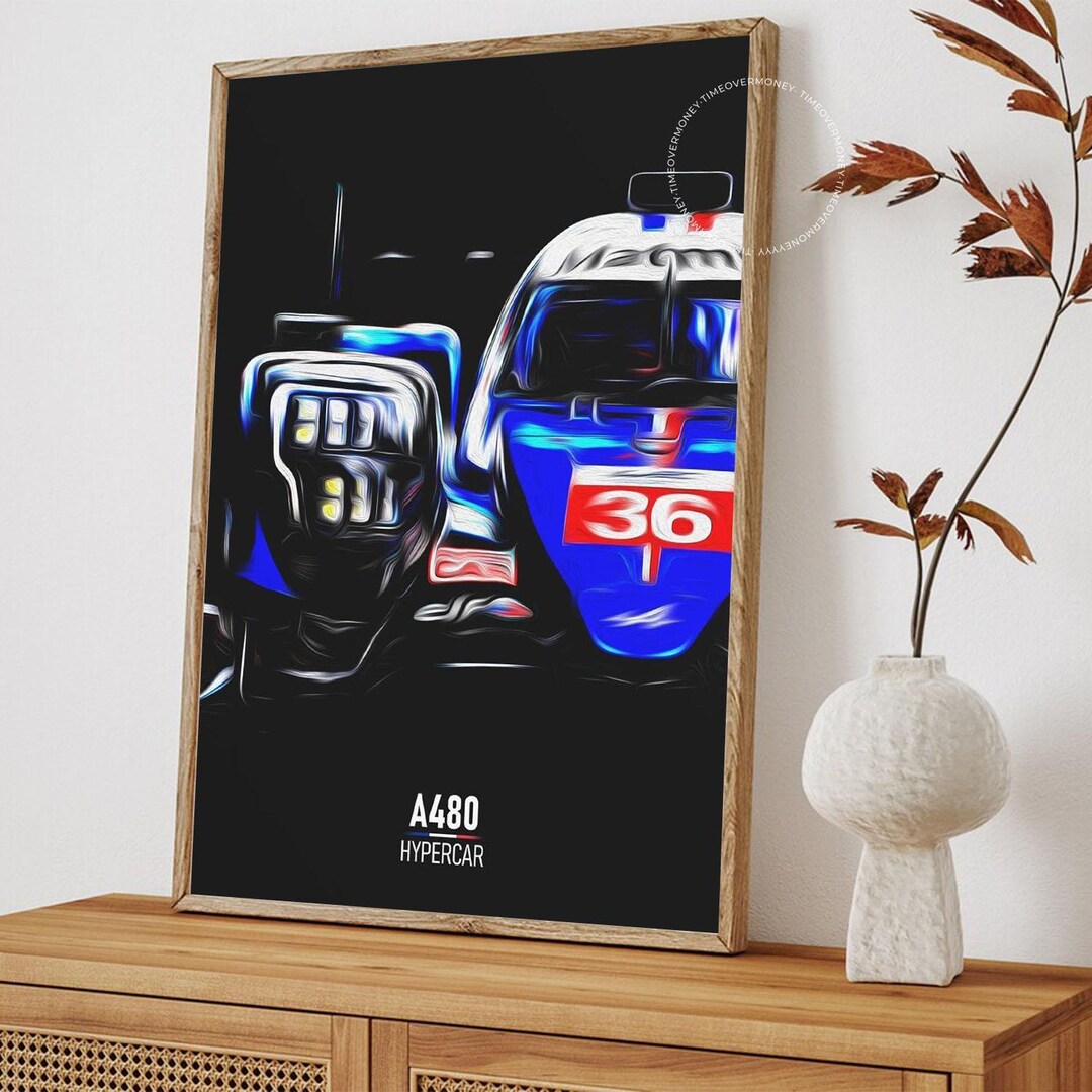 Alpine A480 Hypercar Car Poster Wall Art Wall Art Poster for - Etsy