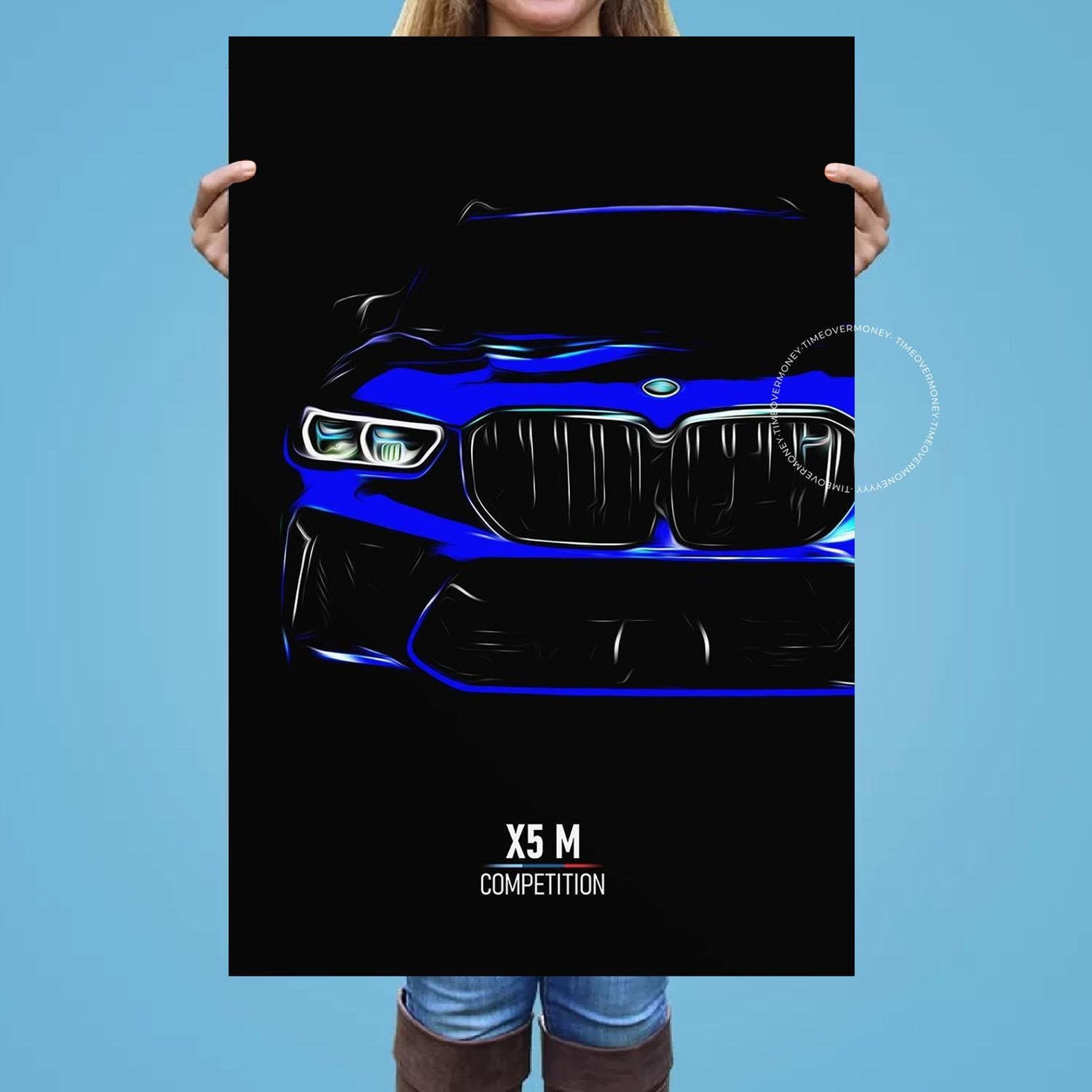 BMW X5 M Competition Sports Car Poster, Wall Art, Wall Art Poster for ...