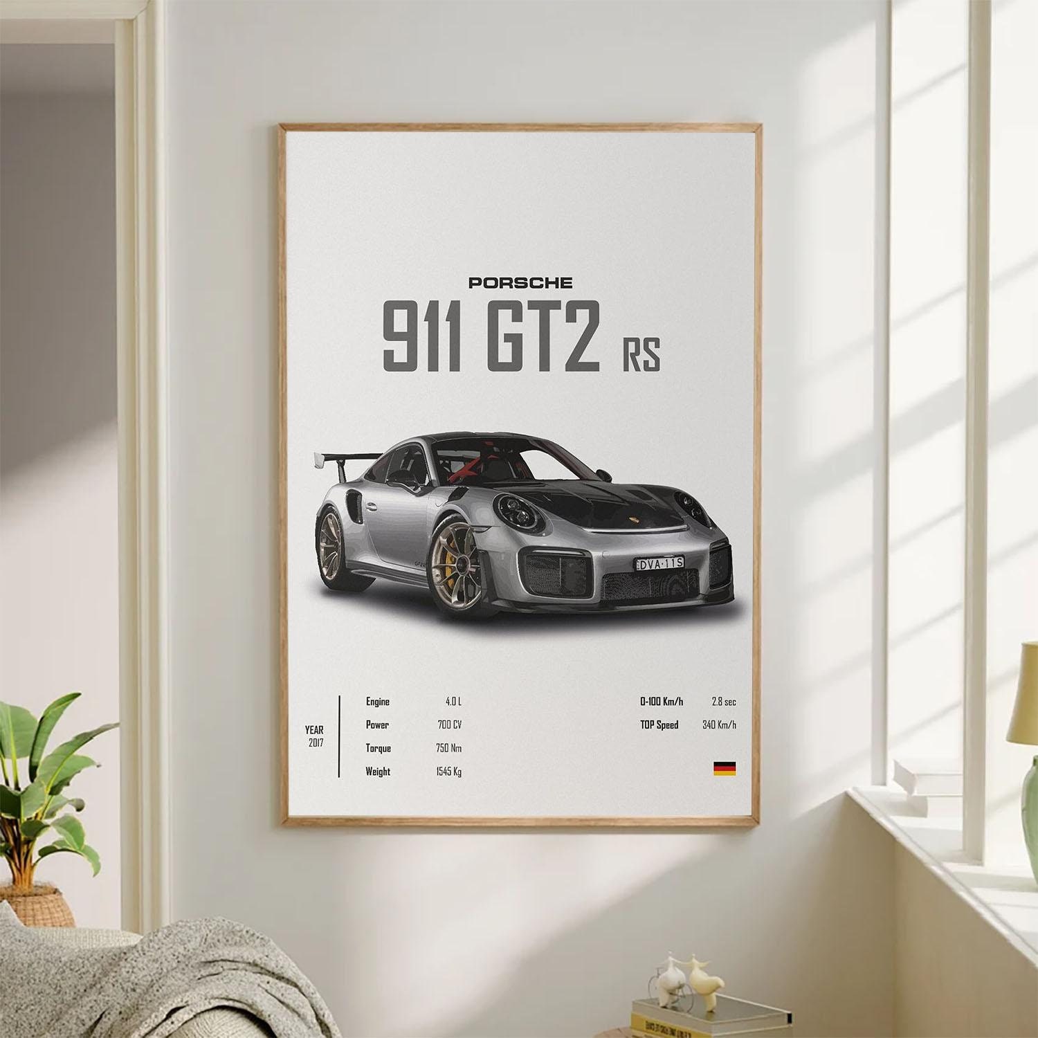 911 Porsche GT2 RS Poster for Kids Boys Room Super Cars Poster - Etsy