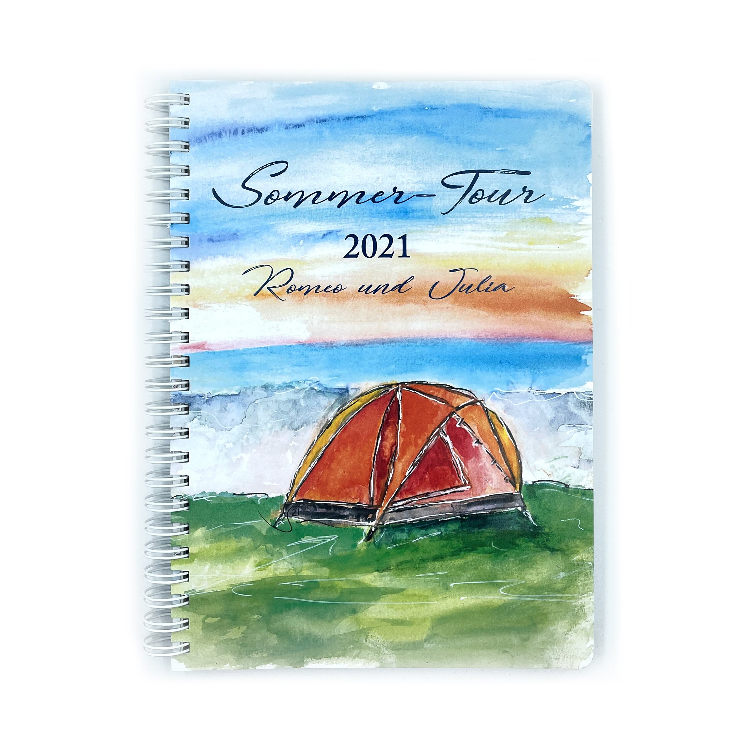 Travel Notebook Tent Personalized DIN A5 - Etsy UK