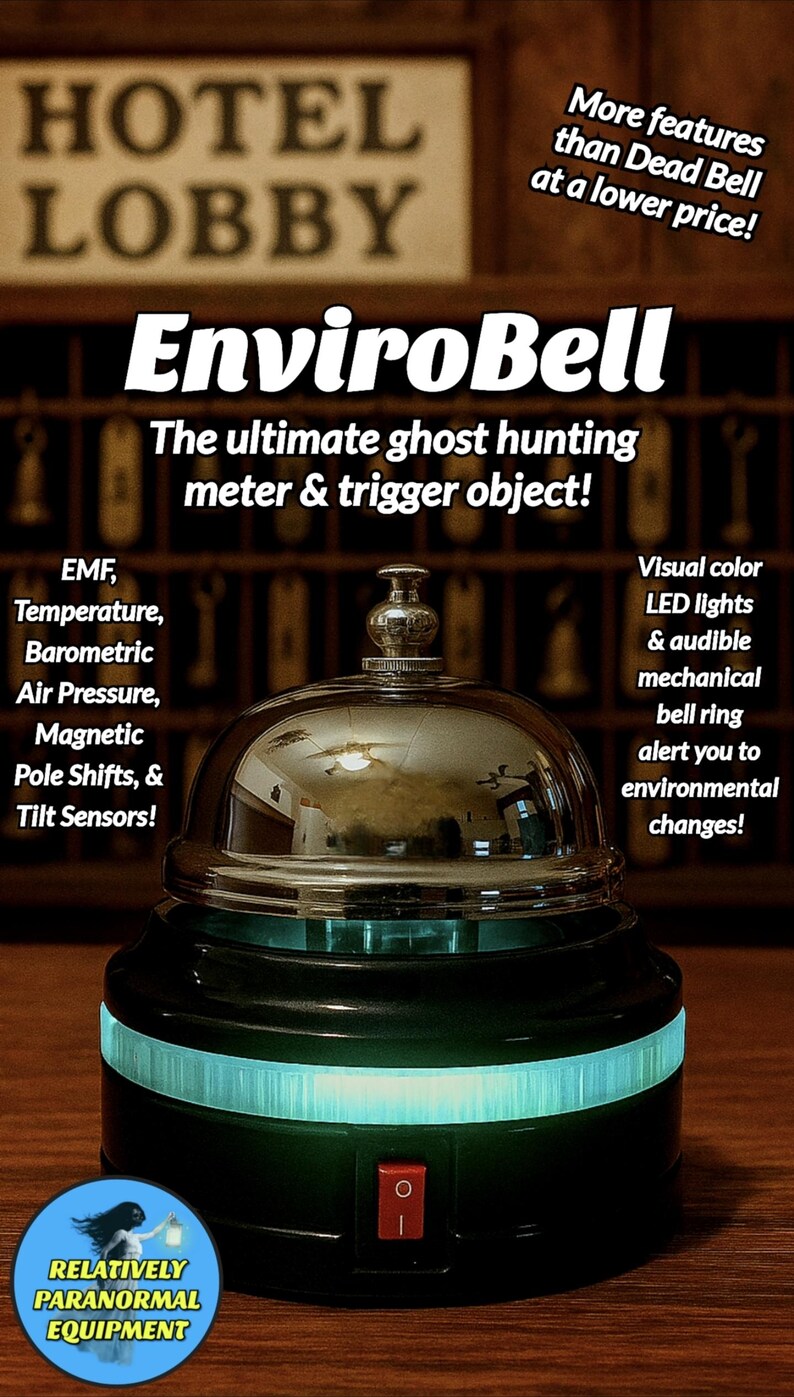 Envirobell Ultimate Ghost Hunting Device & Trigger Object, 4 ...