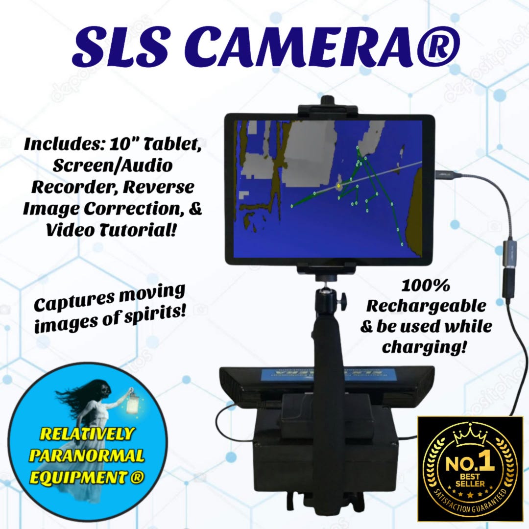 SLS Camera® 3D Mapping Ghost Hunting Equipment, 10" Tablet, Image ...
