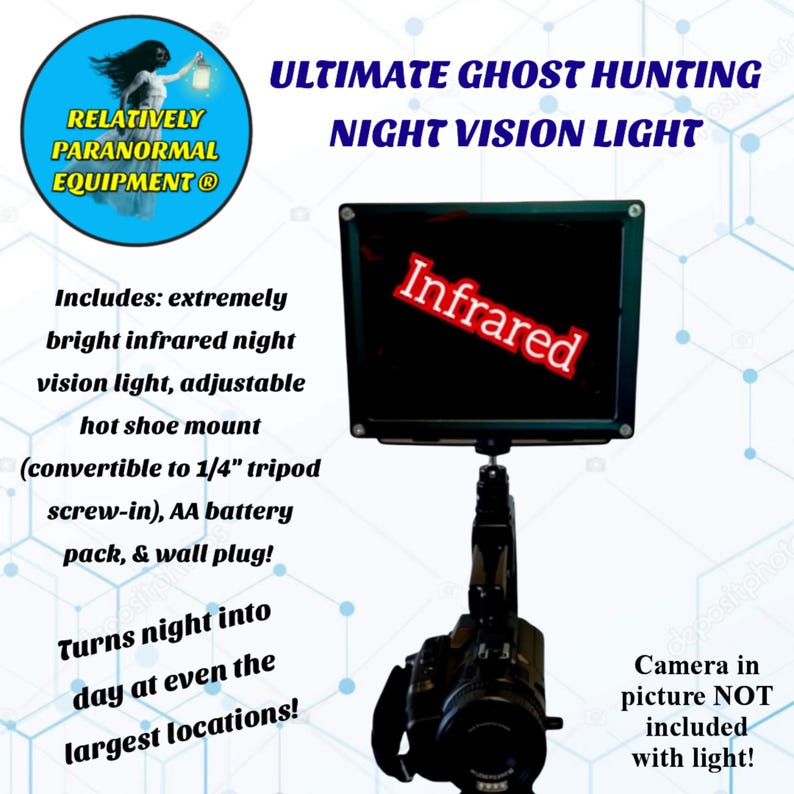 Ultimate Ghost Hunting Infrared Night Vision Light – Powerful Infrared ...
