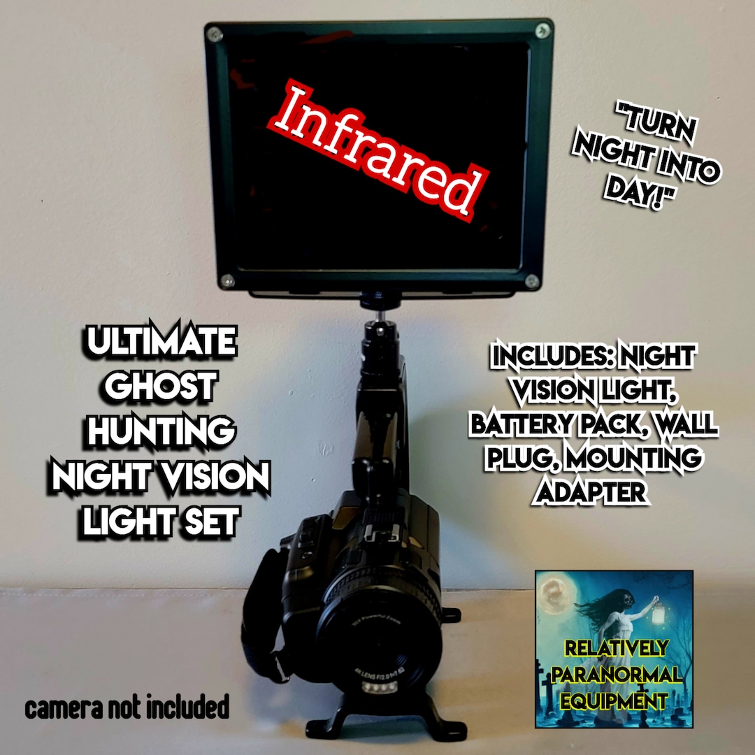 Ghost Hunting Ultimate Night Vision Light Set the Brightest Infrared ...