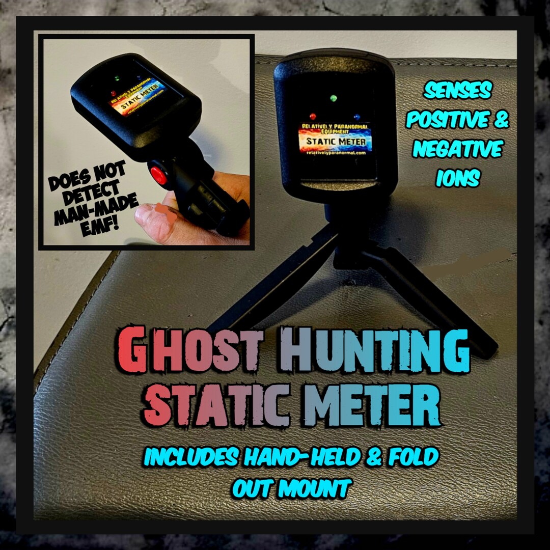 Ghost Hunting Static Meter Includes Mount, Detects the Static Feeling ...