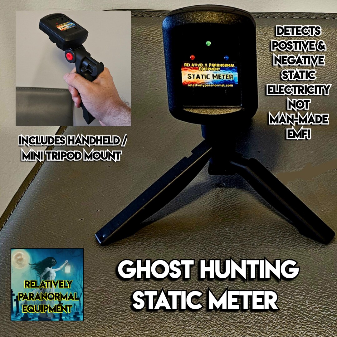 Ghost Hunting Static Meter Includes Mount, Detects the Static Feeling ...