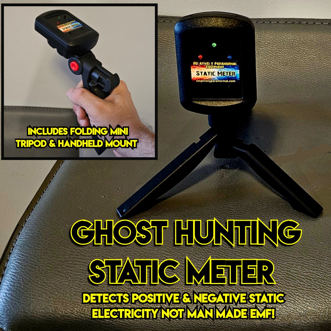 Ghost Hunting Static Meter Includes Mount, Detects the Static Feeling ...