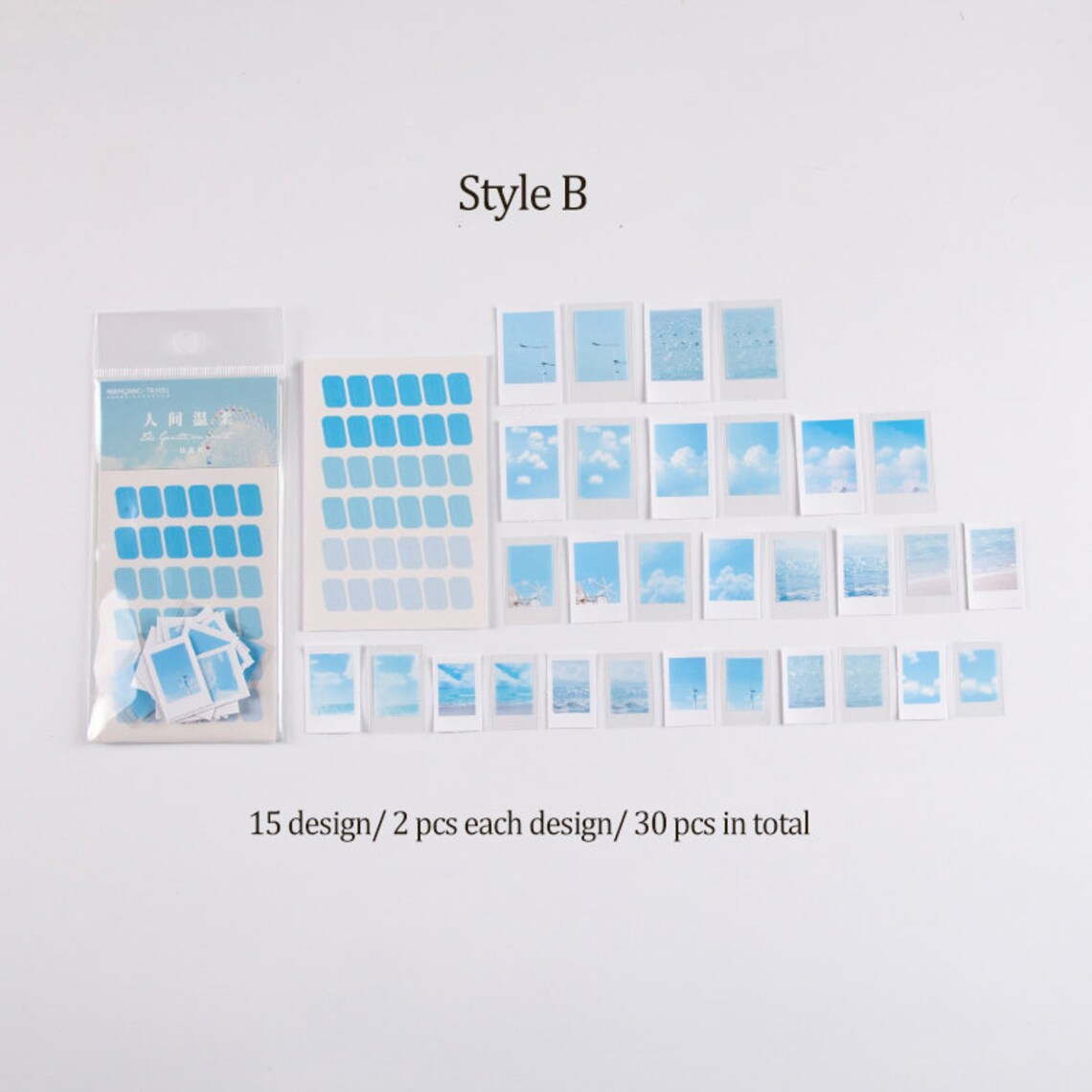 30pcs/bag Album Back Laptop Scrapbooking Planner Natural Decorative ...