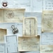 50sheets Vintage Magnetic Memo Pads Retro Sticky Notes Ephemera Pack ...
