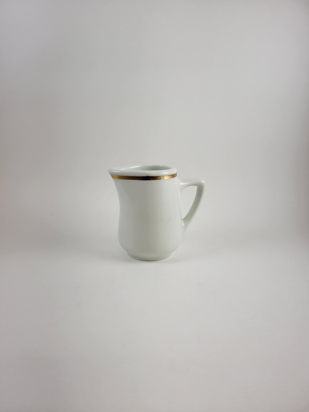 Vintage Diner Creamer, Rego China Gold Rimmed Creamer - Etsy