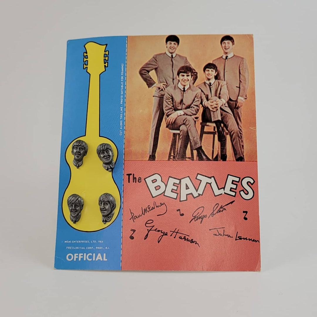 Vintage Beatles Pins - Etsy