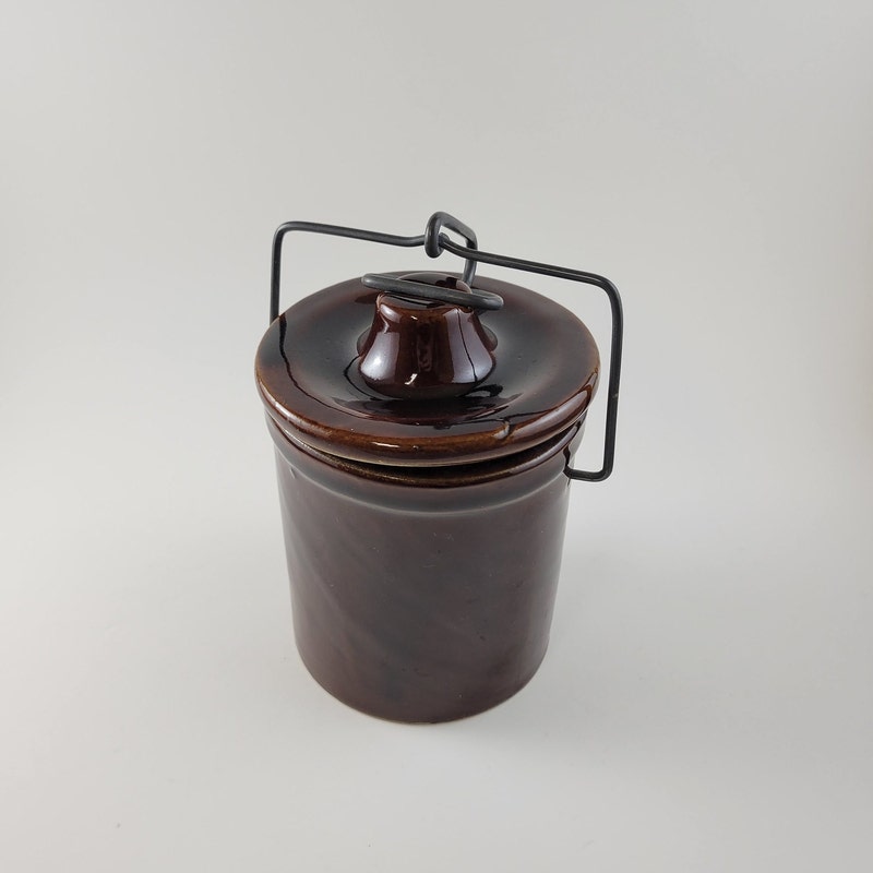 Brown Crock - Etsy