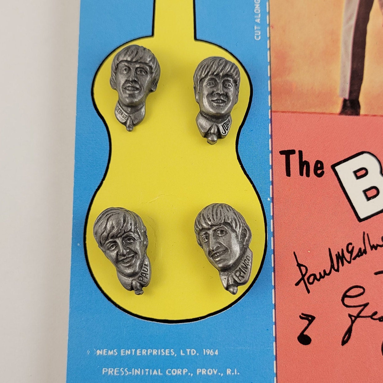 Vintage Beatles Pins - Etsy