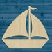 Sail Boat Shape | Nautical Sea Ocean | Transportation | Multiple Sizes ...