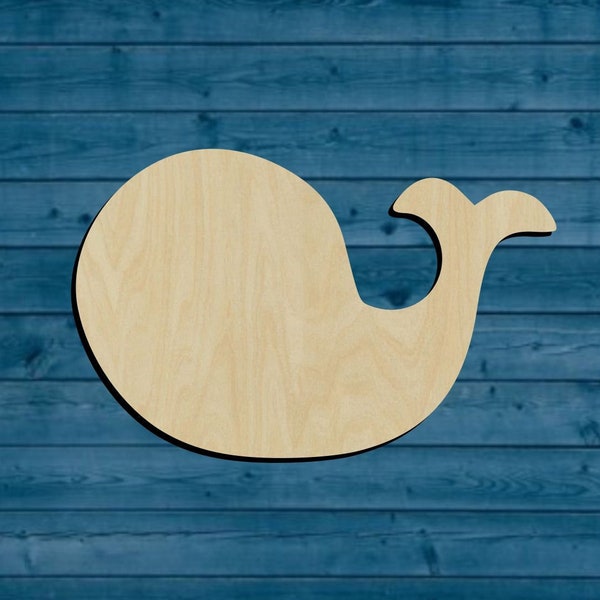 Whale Wood Cutout - Etsy