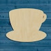 Tea Cup Shape | Coffee Cup | Multiple Sizes | Laser Cut | Unfinished ...