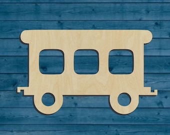 Train 002 Wooden Shape Cutout for Crafting Home & Room Décor - Etsy