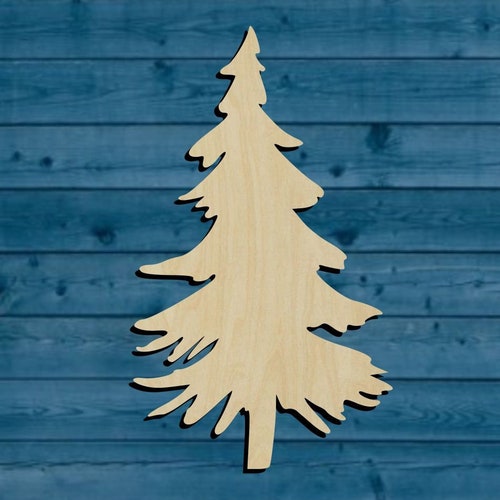 Oak Tree Shape Laser Cut Unfinished Wood Cutout Shapes - Etsy
