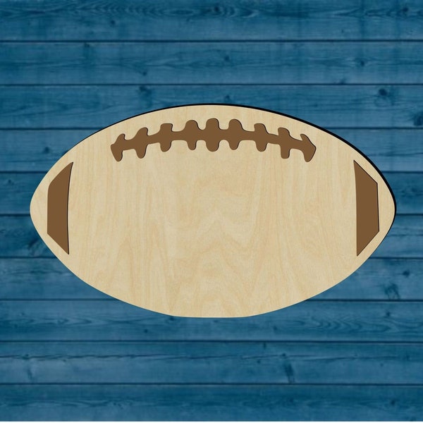 Laser Cut Football Shape - Etsy