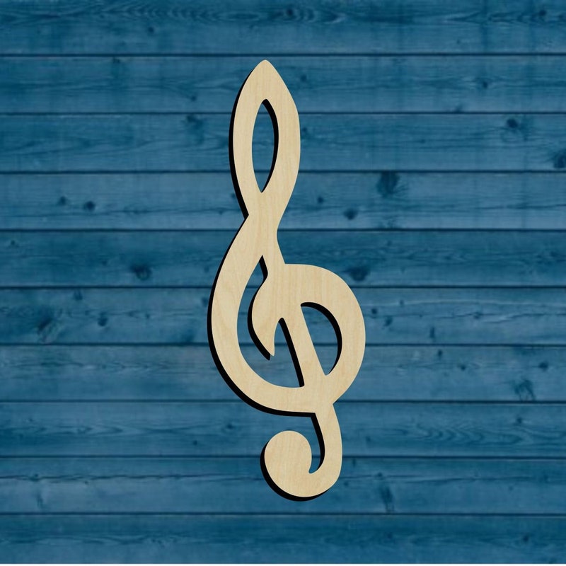 Music Wood Shapes - Etsy