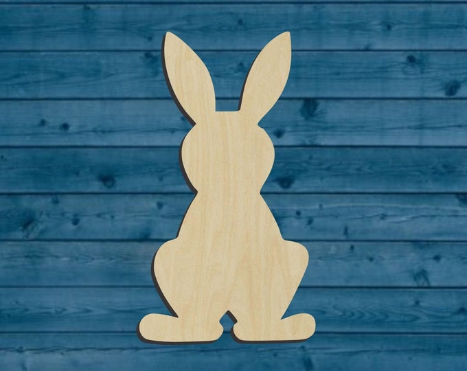 Rabbit Bunny Easter Shape Multiple Sizes Laser Cut Unfinished Wood ...