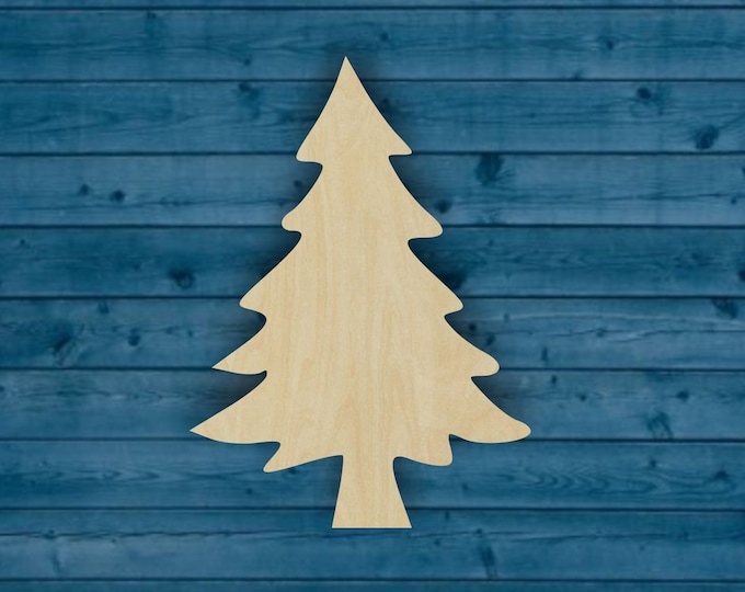 Pine Tree Shape | Multiple Sizes | Laser Cut | Unfinished | Wood ...