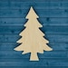 Pine Tree Shape | Multiple Sizes | Laser Cut | Unfinished | Wood ...
