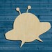Alien Face Shape Multiple Sizes Laser Cut Unfinished Wood Cutouts ...