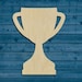Sports | Award | Trophy Shape | Multiple Sizes | Laser Cut | Unfinished ...