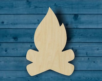 Craft Supplies & Tools DIY Craft Supply Blank Wooden Cutouts / Fire ...