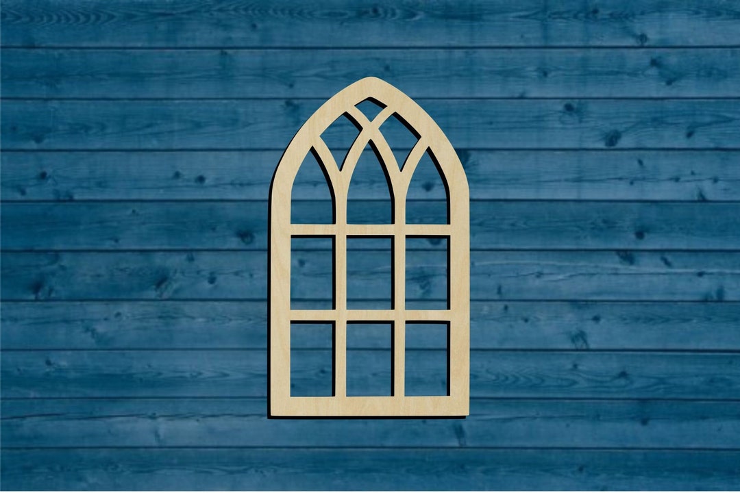 Window Shape | Multiple Sizes | Laser Cut | Unfinished | Wood Cutouts ...