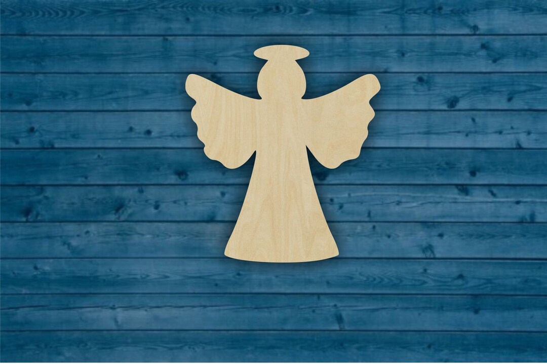 Angel Shape | Multiple Sizes | Laser Cut | Unfinished | Wood Cutouts ...