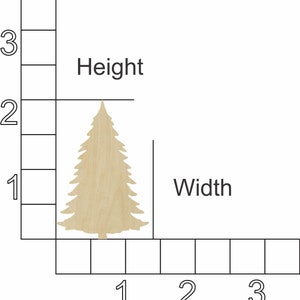 Fir Tree Shape | Forest | Multiple Sizes | Laser Cut | Unfinished ...