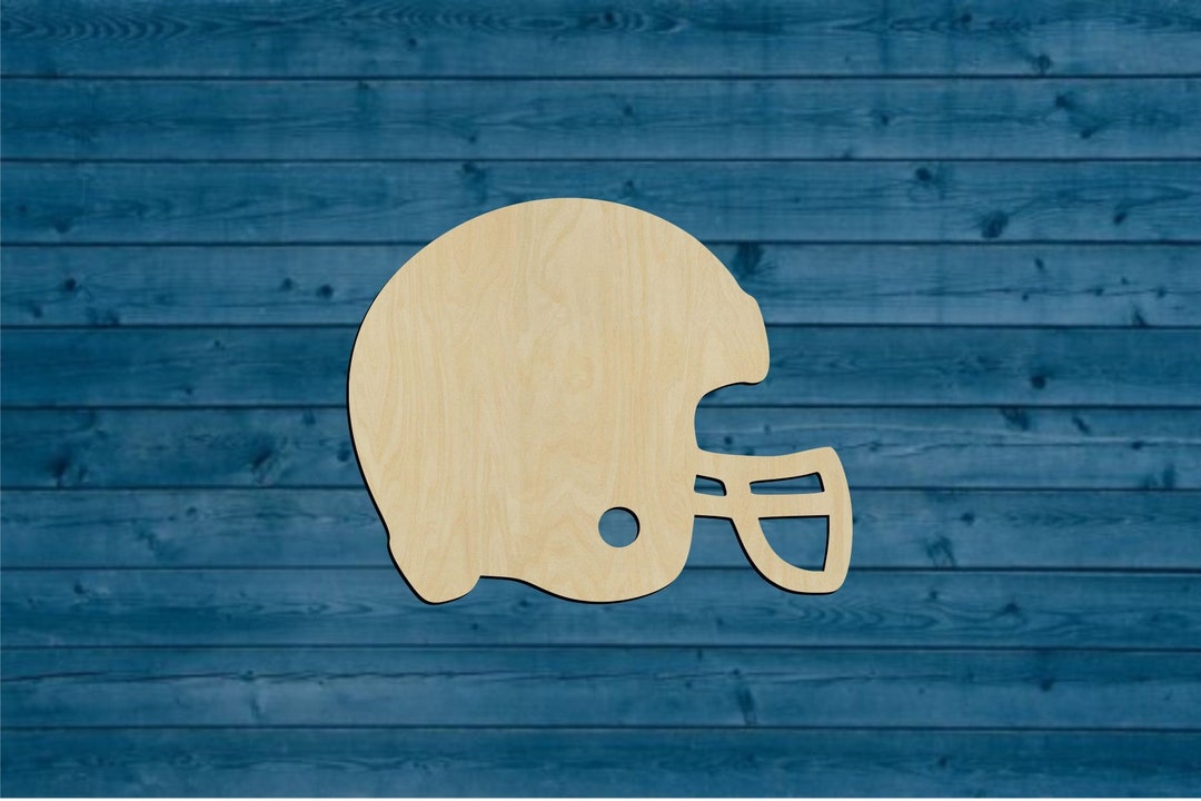 Football Helmet Shape |sports | Multiple Sizes | Laser Cut | Unfinished ...