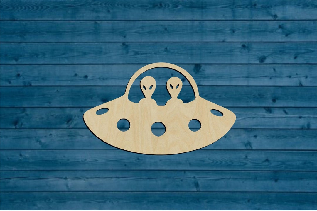 Alien Space Ship Shape | Outer Space | Planets | Multiple Sizes | Laser ...