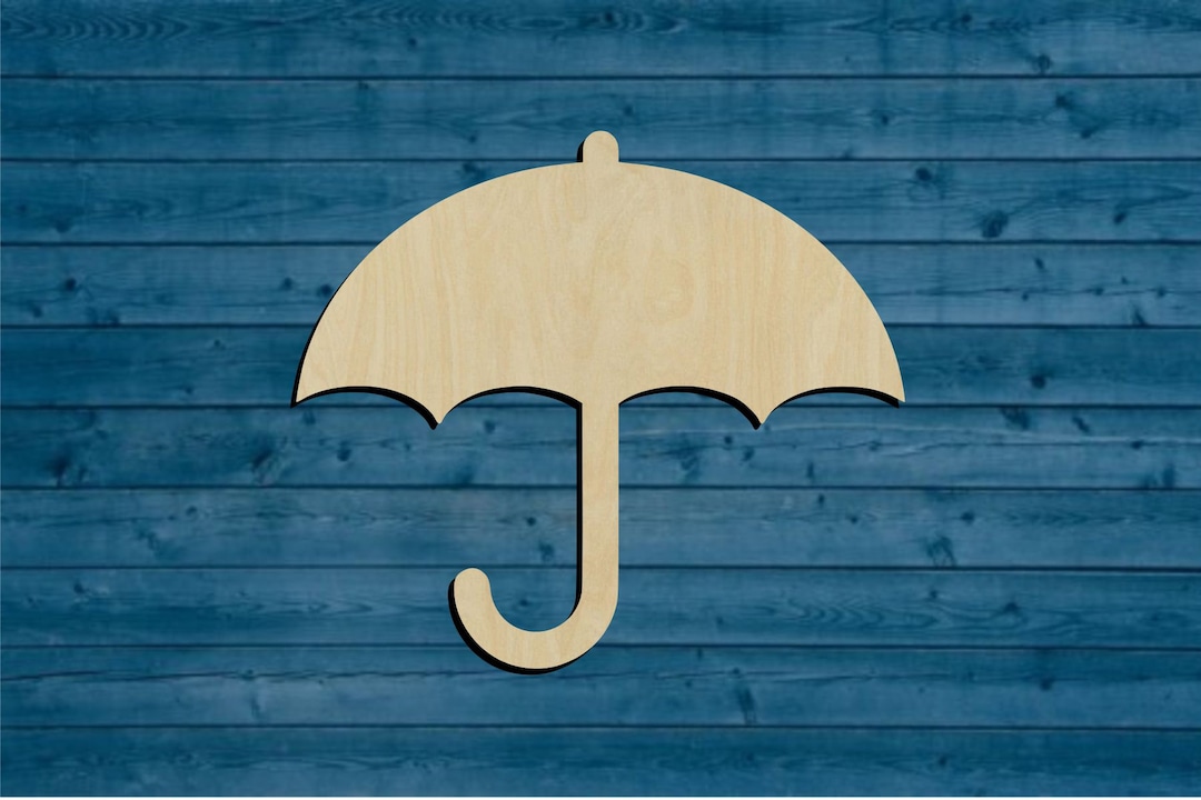 Spring | Umbrella Shape | Multiple Sizes | Laser Cut | Unfinished ...