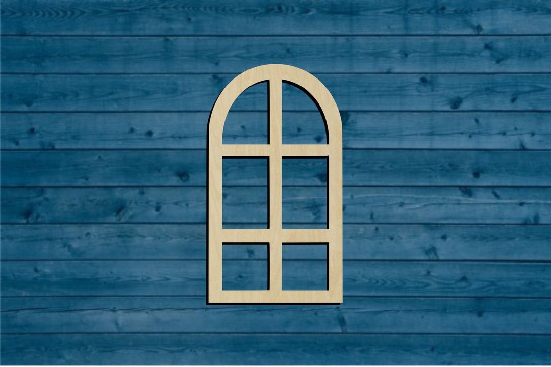 Window Shape | Multiple Sizes | Laser Cut | Unfinished | Wood Cutouts ...