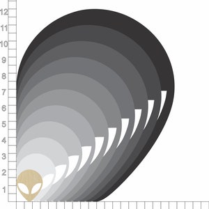 Alien Face Shape | Multiple Sizes | Laser Cut | Unfinished | Wood ...