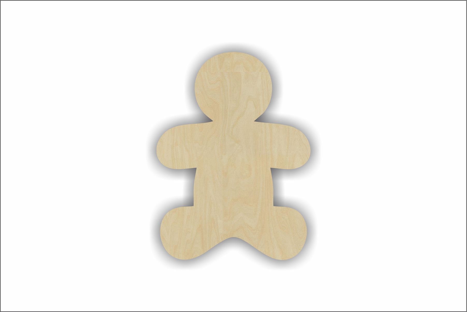 Gingerbread Man Shape Multiple Sizes Laser Cut - Etsy