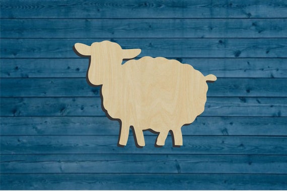 Farm Animals Easter Sheep Lamb Shape Multiple Sizes | Etsy