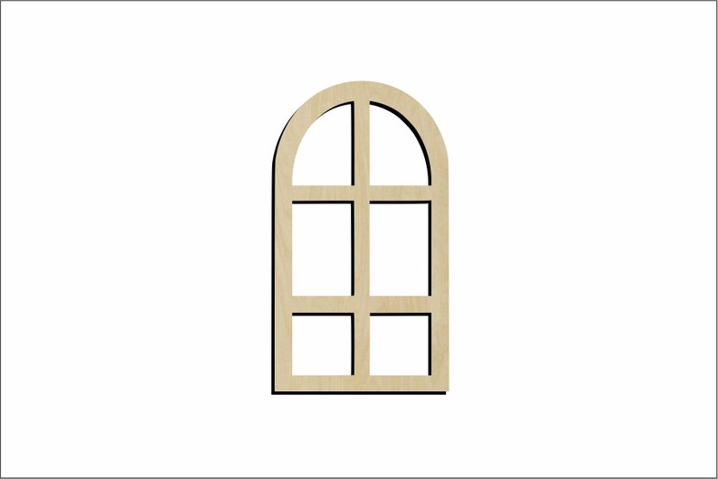 Window Shape | Multiple Sizes | Laser Cut | Unfinished | Wood Cutouts ...
