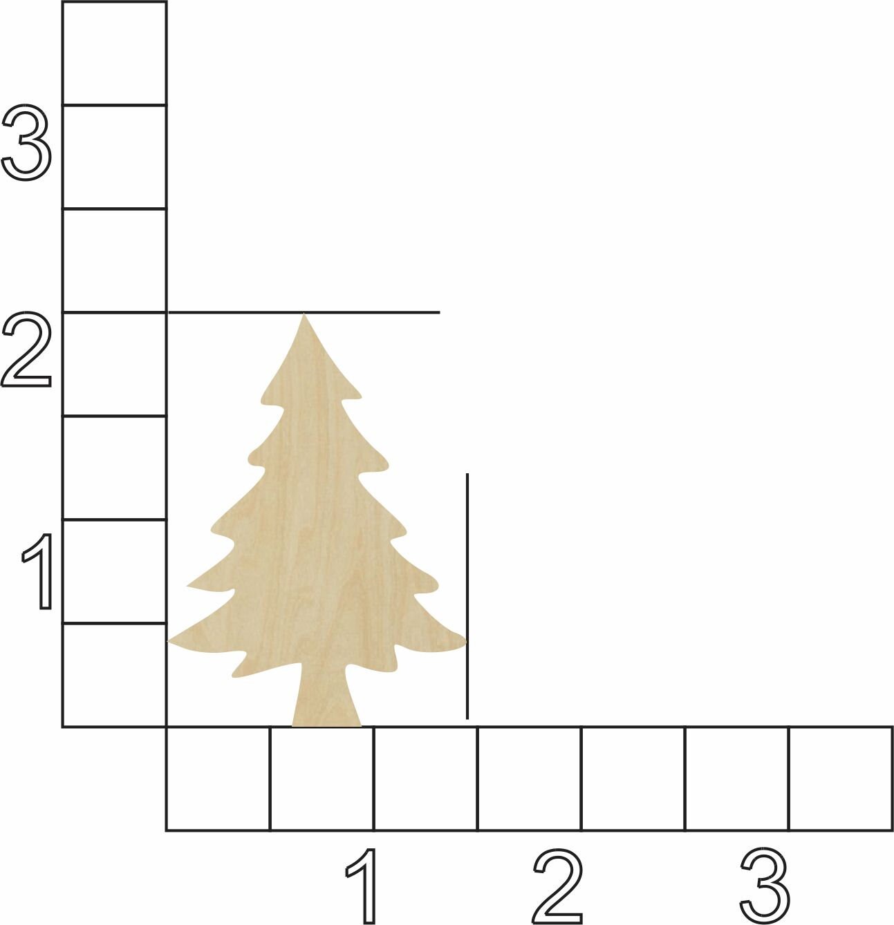Pine Tree Shape | Multiple Sizes | Laser Cut | Unfinished | Wood ...