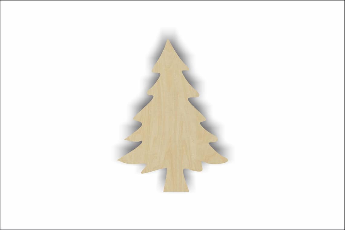 Pine Tree Shape | Multiple Sizes | Laser Cut | Unfinished | Wood ...