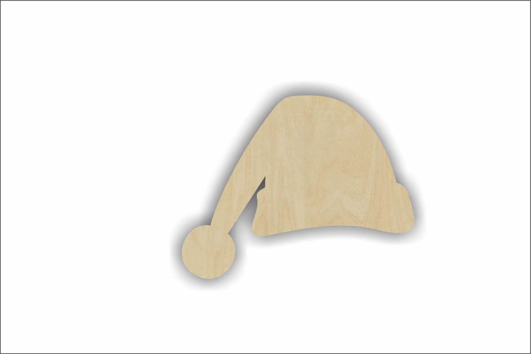 Santa Hat Shape Multiple Sizes Laser Cut Unfinished - Etsy