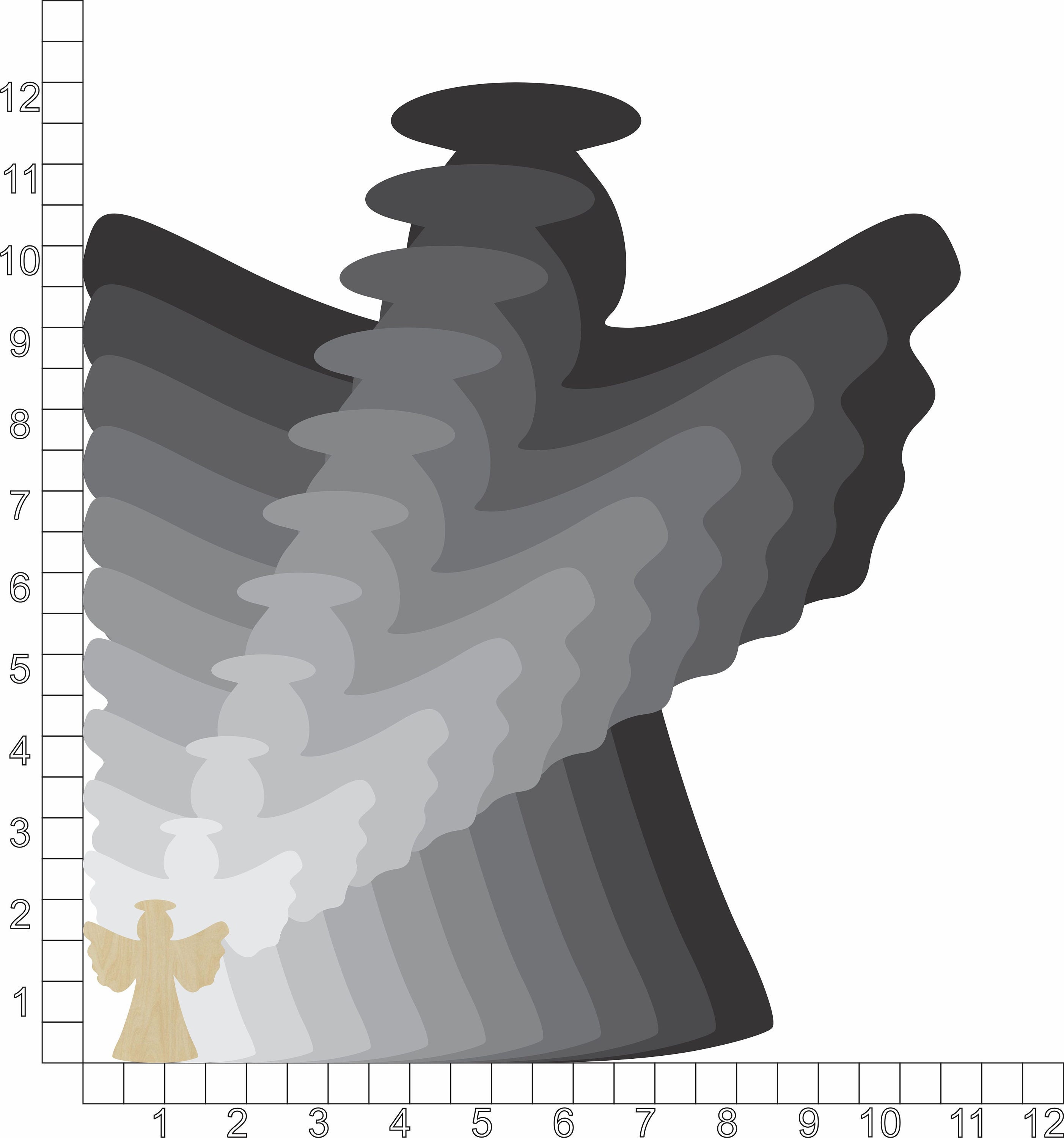 Angel Shape Multiple Sizes Laser Cut Unfinished Wood - Etsy