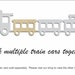 Transportation| Train | Train Car Shape | Multiple Sizes | Laser Cut ...