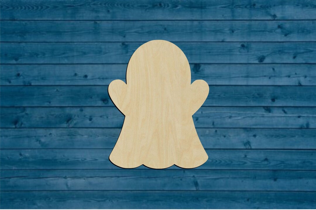 Ghost Halloween Shape | Multiple Sizes | Laser Cut | Unfinished | Wood ...