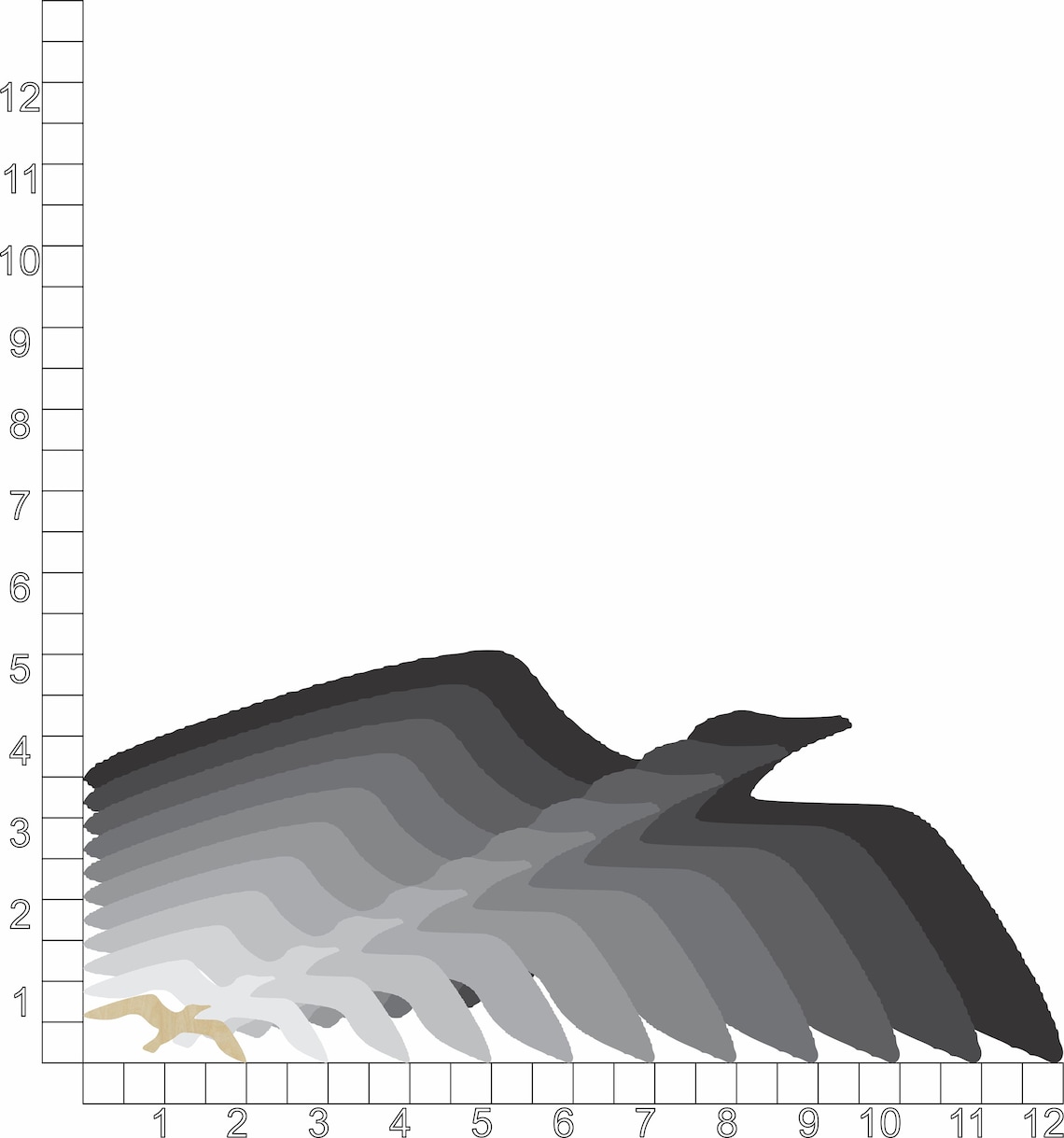 Seagull Shape | Ocean | Birds | Multiple Sizes | Laser Cut | Unfinished ...
