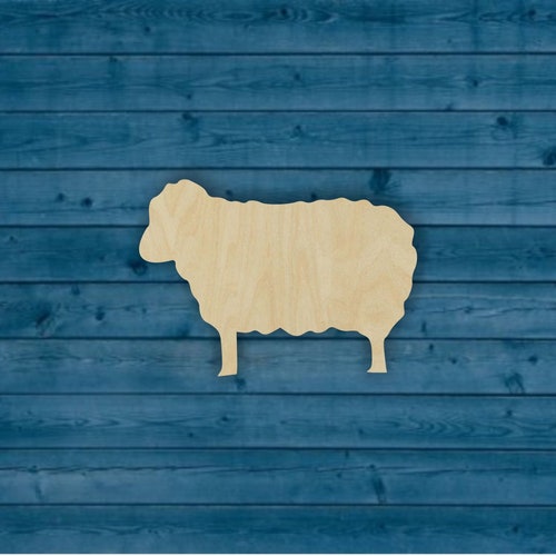 2 34 Sheep Lamb Wooden Cutout Shape - Etsy